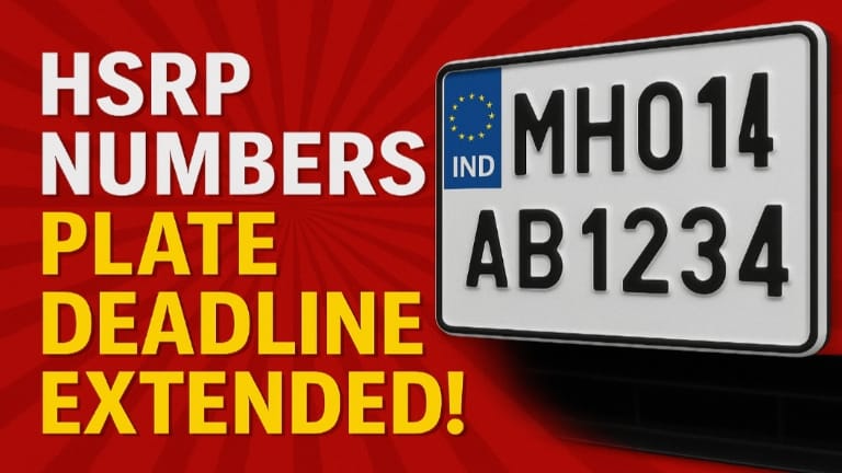 HSRP Number Plate Date Extended Maharashtra » Digital In US